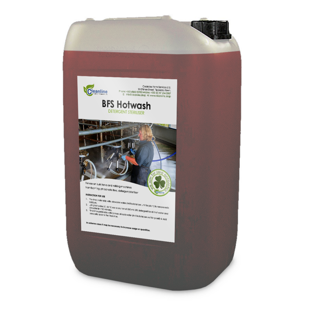Dairy detergent BFS Hotwash I Cleanline Farm Services